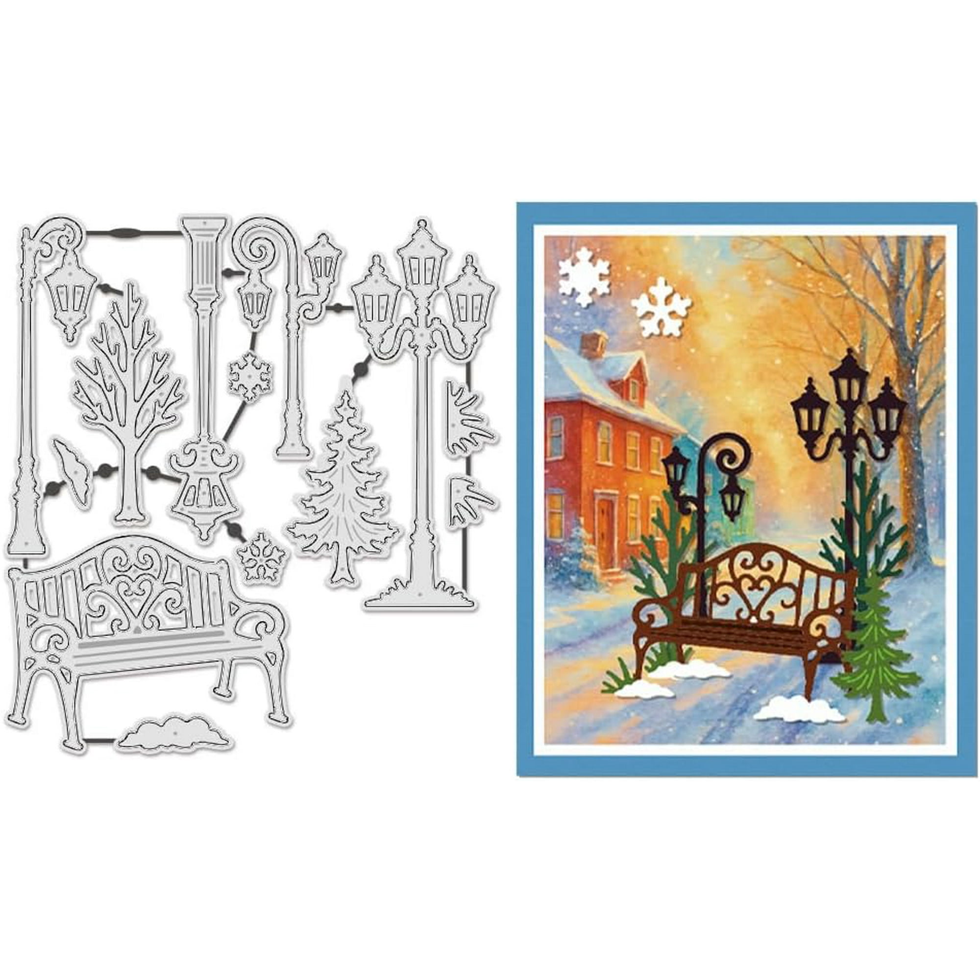 Click here for Nobrand 13pcs Metal Cutting Dies Winter Street Die... prices