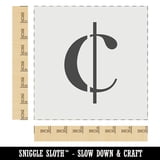 Cents Symbol DIY Cookie Wall Craft Stencil - 7.0 Inch - Walmart.com