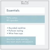 Essentials Cross Front Bra - Walmart.com