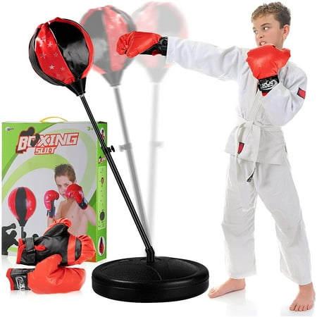 Xizioo Punching Bag Set for Kids with Boxing Gloves Boxing Bag Hand ...