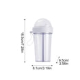 Rheen Split Drink Cup - Creative Water Cup Dual Flavor Drinking Cup ...