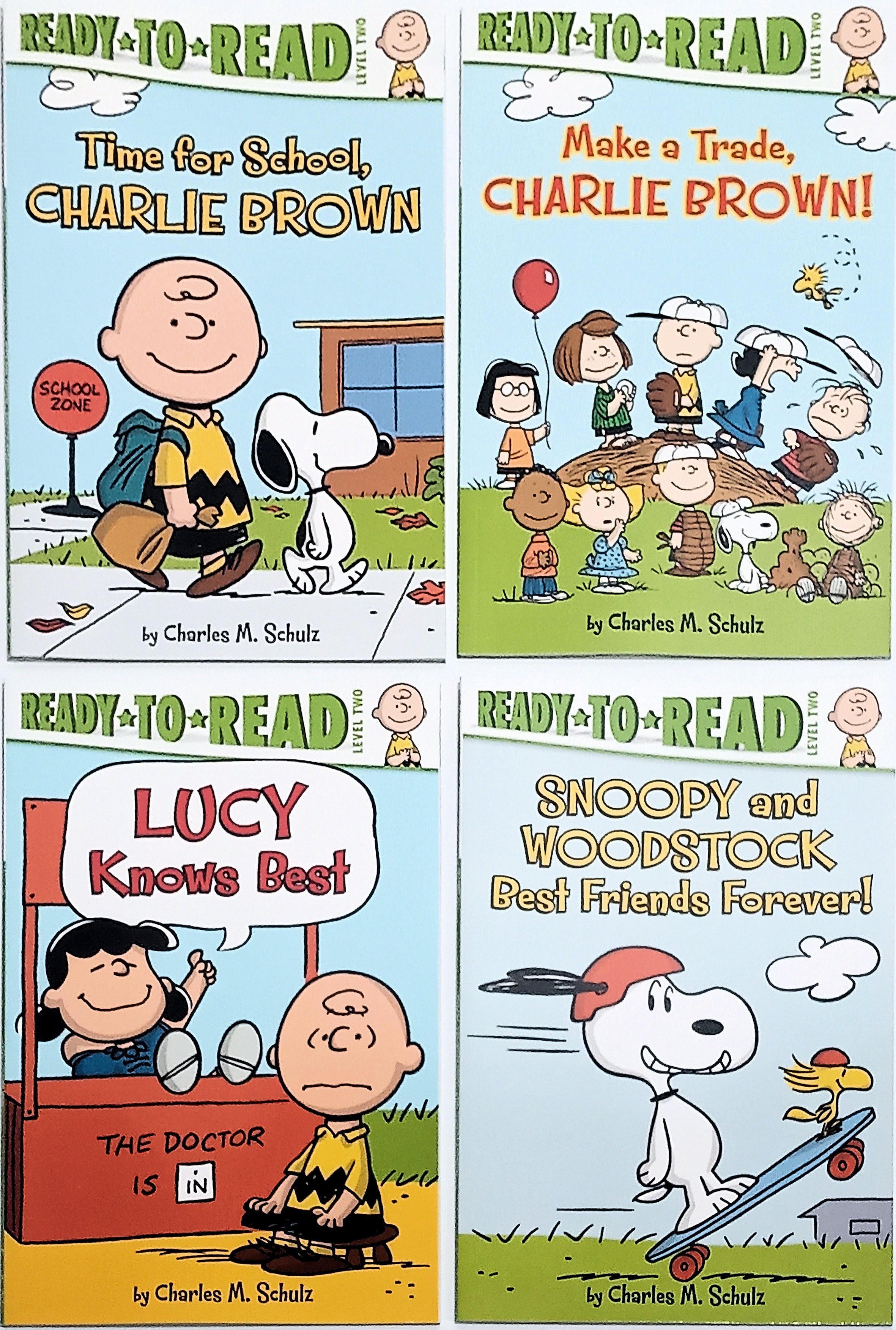 Peanuts Ready-to-Read Value Pack (4 Books): Make a Trade Charlie Brown ...