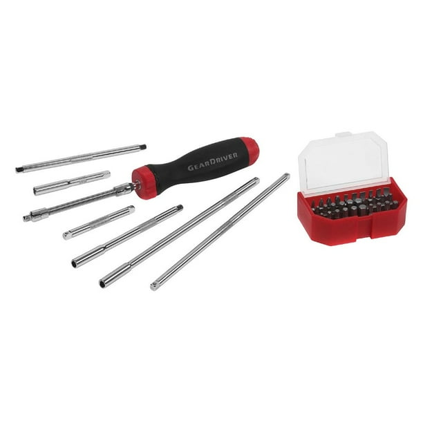 39 Piece Gear Force Ratcheting Screwdriver Set - Walmart.com