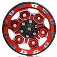 4Pcs Metal 1.9In Beadlock Wheel Rim Wheel Hub for 1/10 RC Crawler Car ...