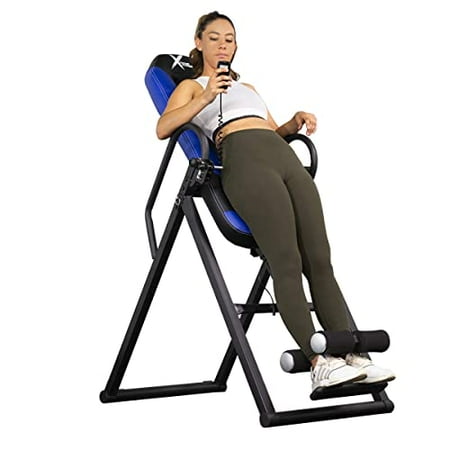 XtremepowerUS Premium Gravity Inversion Therapy Table Fitness Back Pain ...