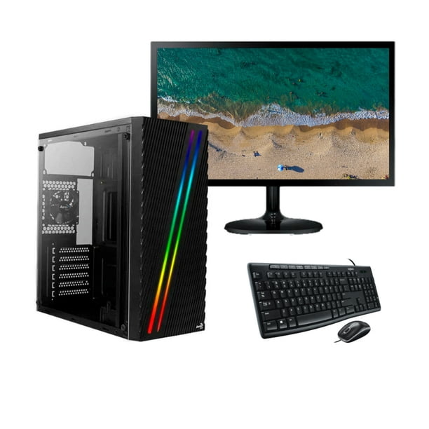 Computadora PC armada i3 10100f Intel SSD 960GB 16GB RAM Nvidia GTX 1650 80+ Monitor 21.5 ...