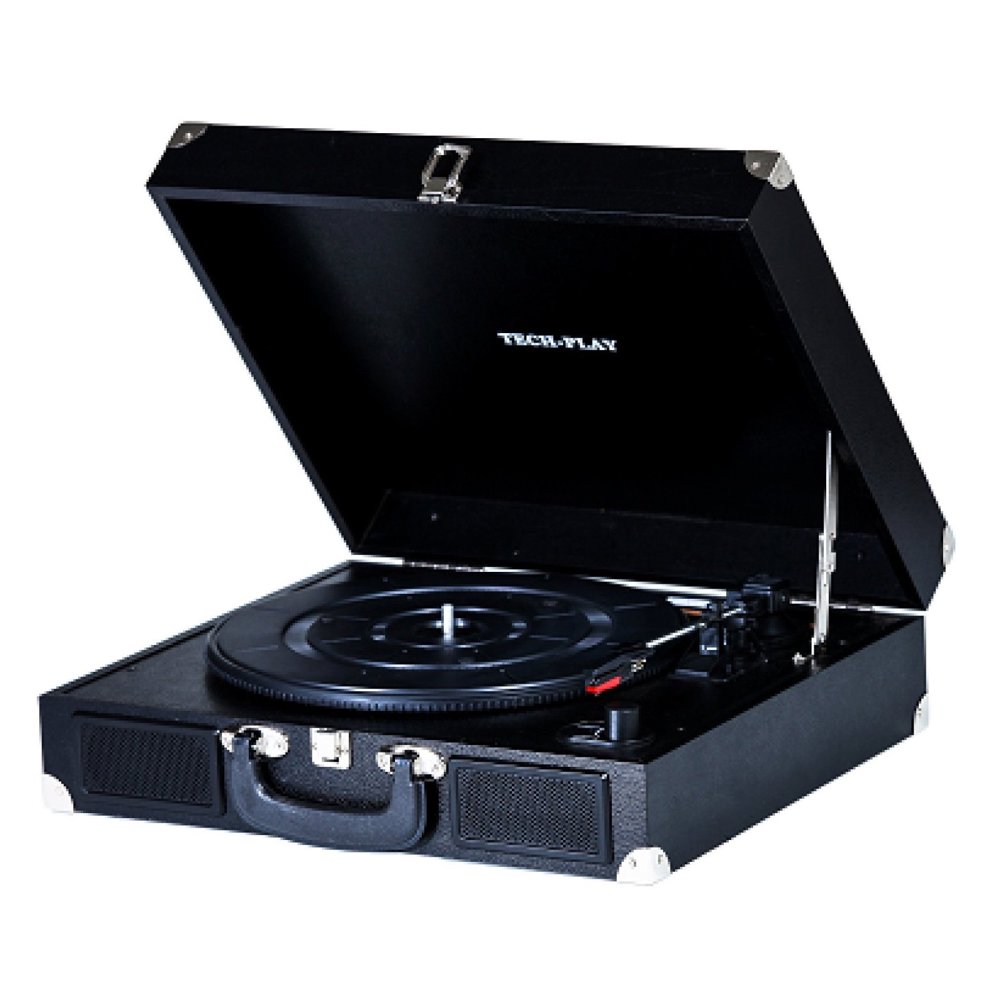 TechPlay Portable suitcase 3 Speed Turntable - Walmart.com - Walmart.com