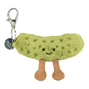 Click here for Jellycat Amuseable Pickle Bag Charm  Green Plush P... prices