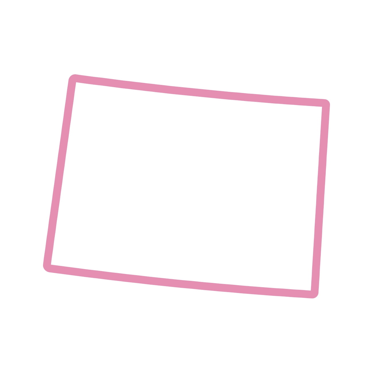 Colorado Outline Sticker Decal Die Cut - Self Adhesive Vinyl ...