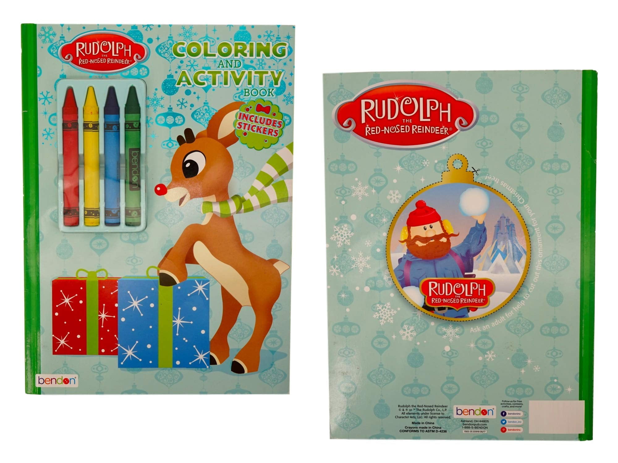 Rudolph The Red Nosed Reindeer And Clarice Coloring Pages