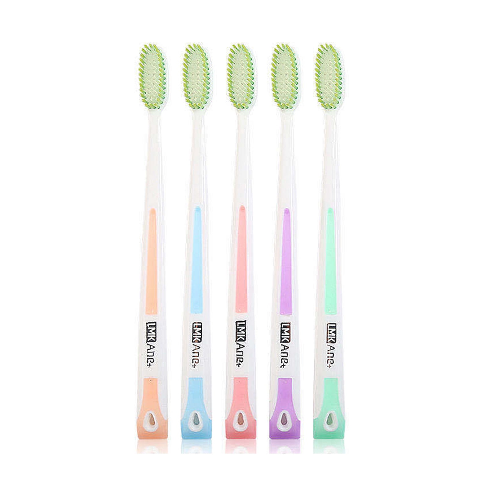 Cepillos dentales con infusión de té verde - Juego familiar de 5 piezas ...