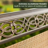 Hanover Manor 7-Piece Outdoor Dining Set with Swivel Rockers - Walmart.com