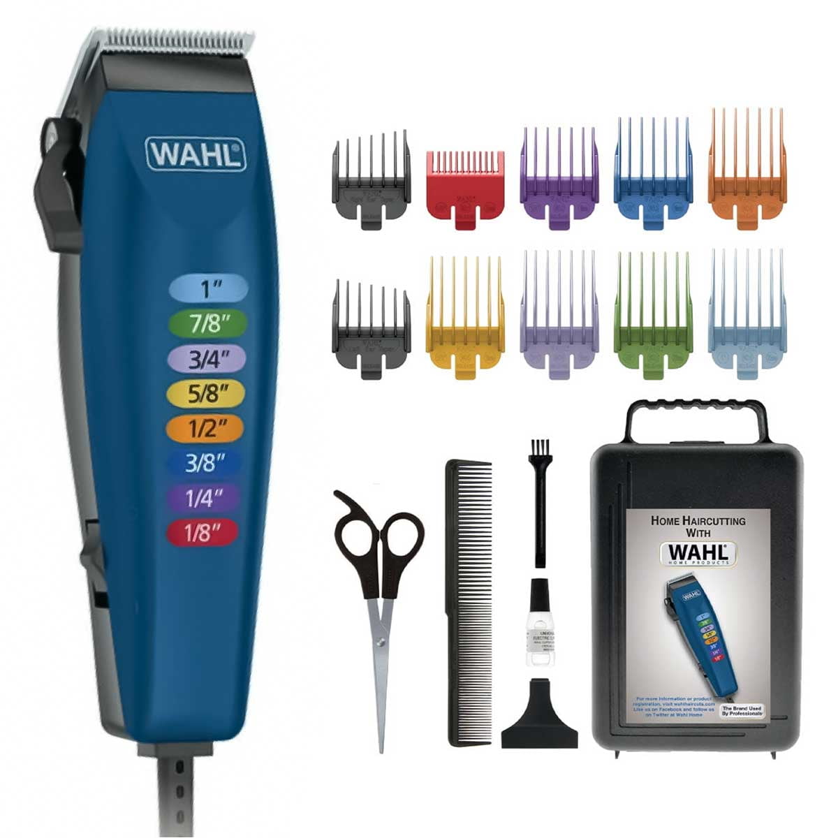 Máquina Wahl Cortadora de Cabello Color Code Kit 17 Piezas | Walmart en ...
