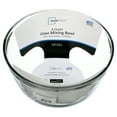 Mainstays Glass Mixing Bowl, 4 Quart Microwave Safe with Wide Opening ...