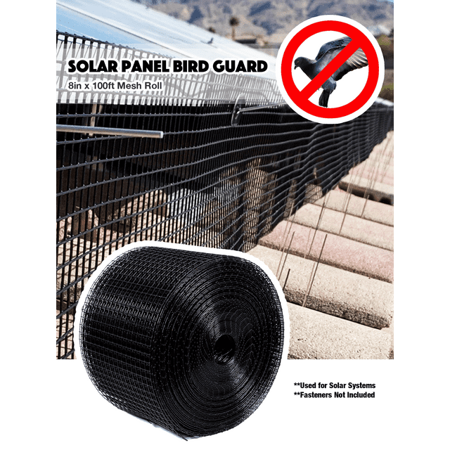 Solar Panel Critter Guard Bird Guard Mesh 8inx100ft Roll | Used for ...