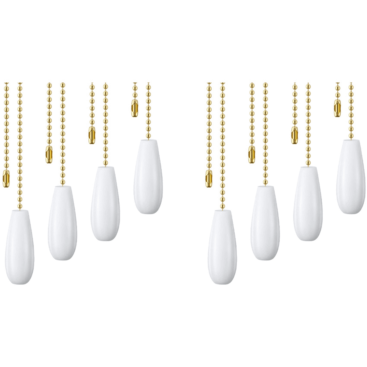 Click here for Unbranded 8 Pieces Ceiling Fan Chain Pulls Wooden... prices