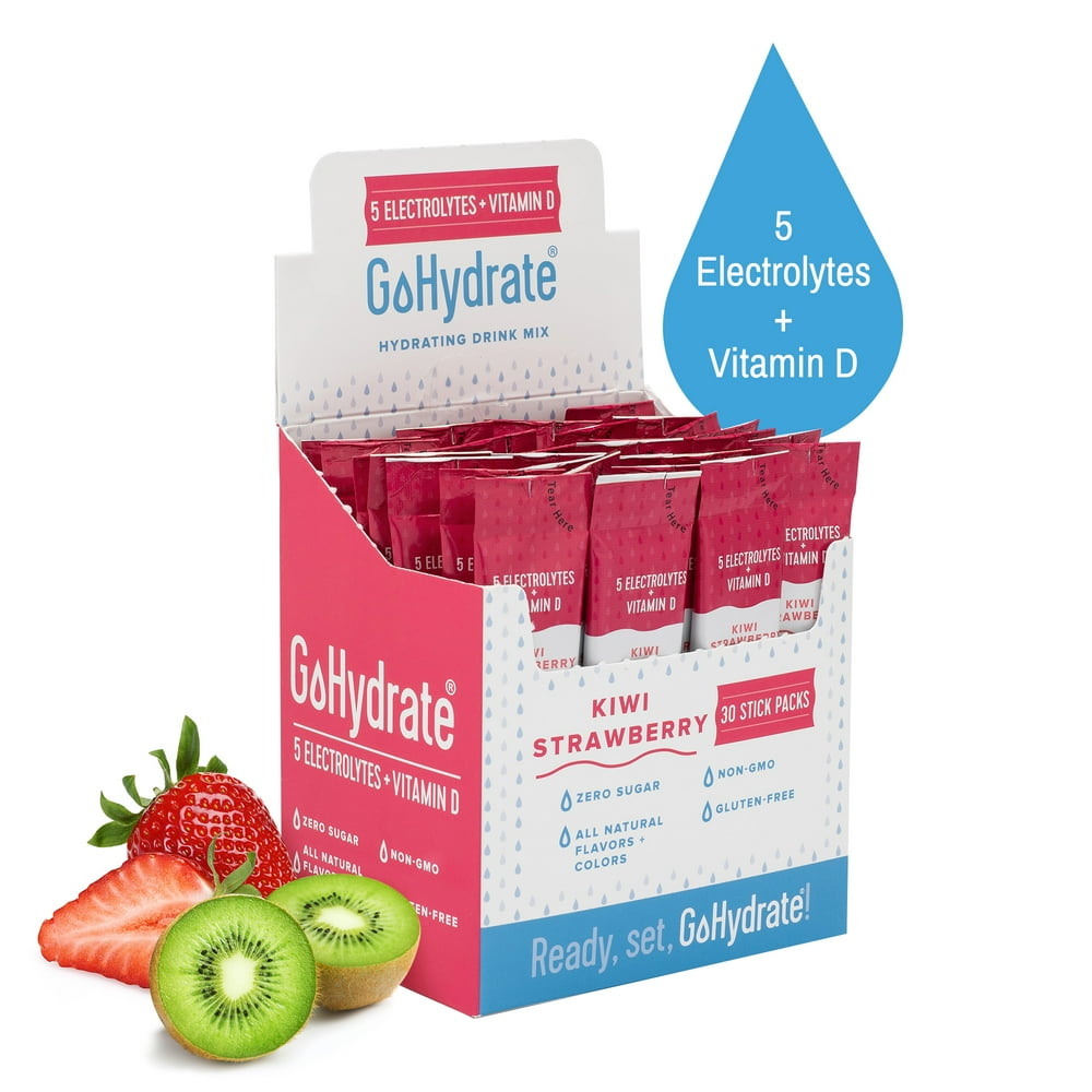Electrolyte Hydration Drink Mix with Vitamin D, Non GMO Electrolyte ...