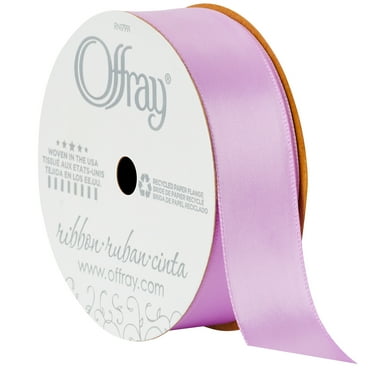 Offray Ribbon, Royal Blue 3/8 inch Single Face Satin Polyester Ribbon ...