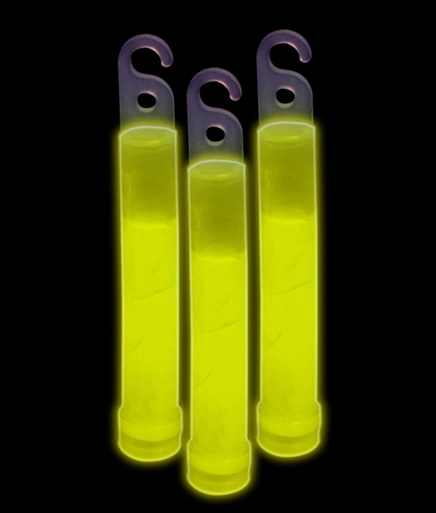 4 Inch Premium Yellow Glow Sticks (25 glow sticks per box) - Walmart.com