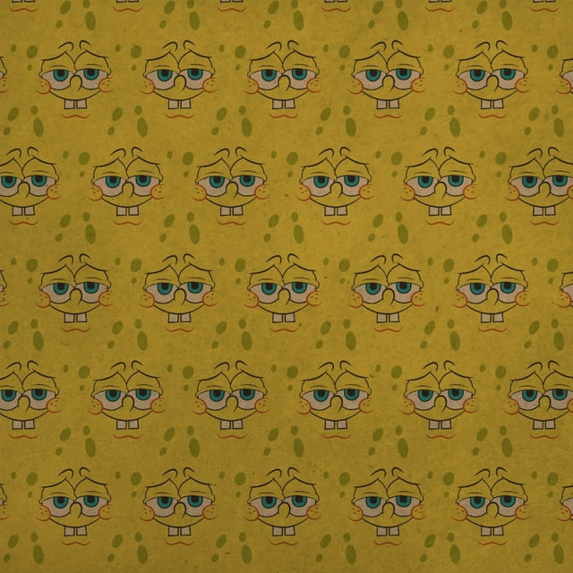 SpongeBob Confident Face Premium Kraft Roll Gift Wrap Wrapping Paper ...