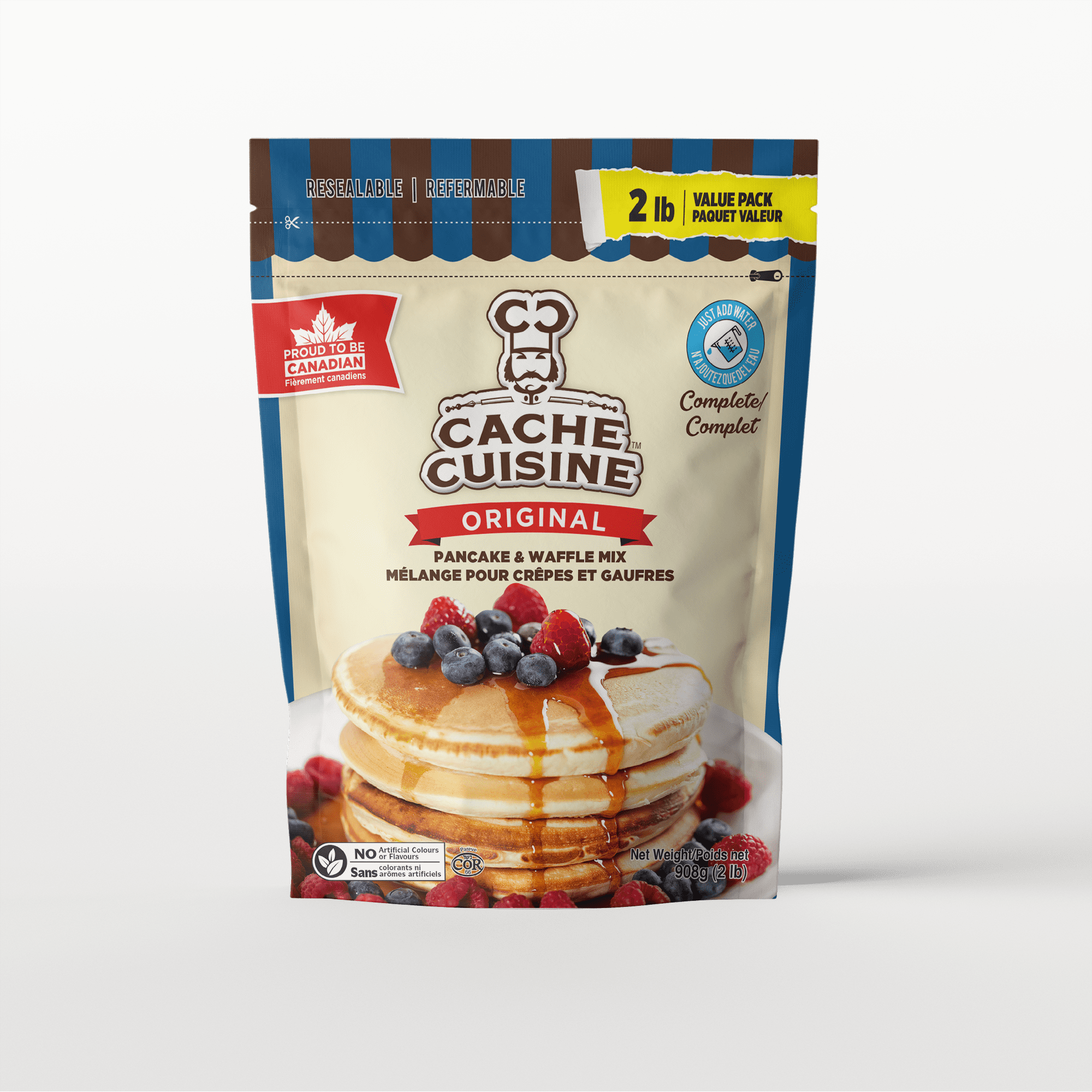 Click here for Cache Cuisine Original Pancake Mix 6 X 908g prices