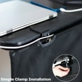 VIVO Black Clamp-on 48" Privacy & Cable Management Sleeve Panel Kit for ...