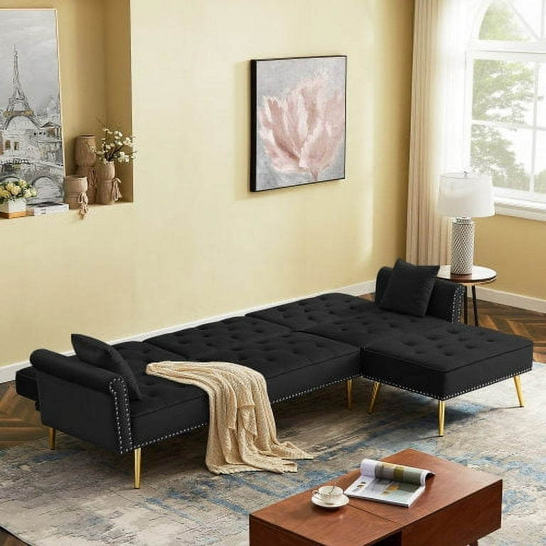 Sleeper Sofas With Chaise Lounge | Baci Living Room