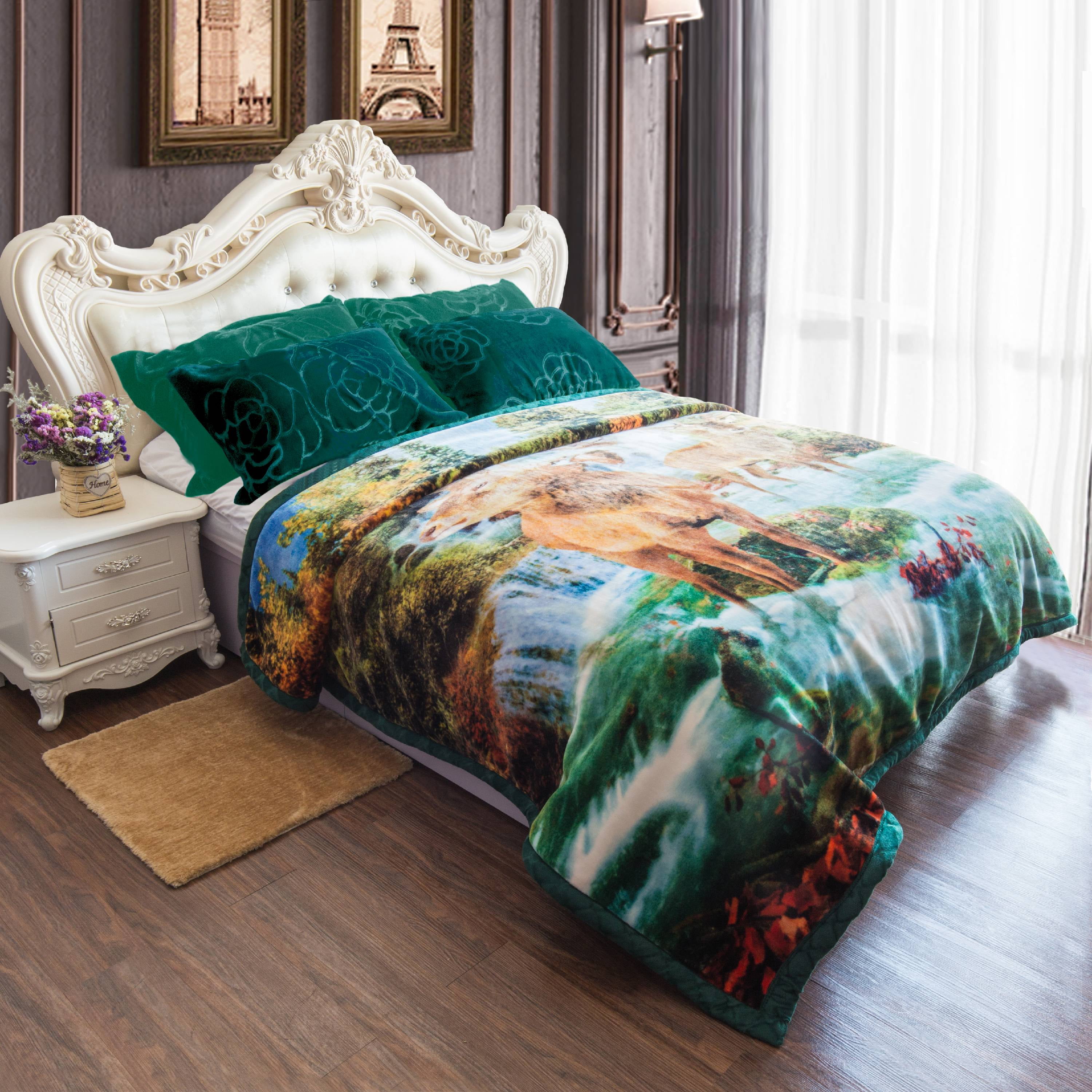King Size Soft Plush Heavy Thick Blanket For Winter 2 Ply Warm Blanket king-size-soft-plush-heavy-thick-blanket-for-winter-2-ply-warm-blanket
