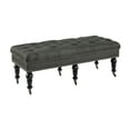 Linon Isabelle Linen Tufted Bench, Multiple Sizes and Colors - Walmart.com