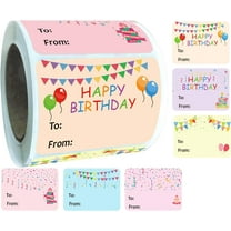 200 Pcs Happy Birthday Gift Tags Stickers,Happy Birthday to Name ...