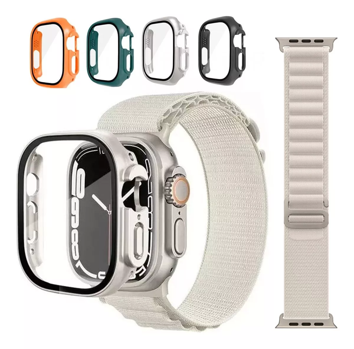 Correa Para Apple Watch Ultra Nylon Alpine + Cristal + Case | Walmart ...