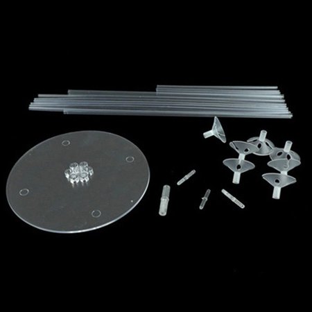 Table Floating Column Support Rod Balloon Table Floating Transparent ...