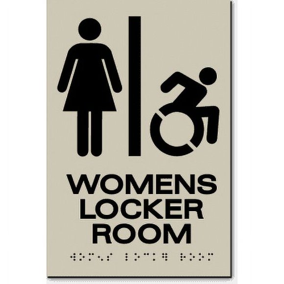 Womens Locker Room Sign
