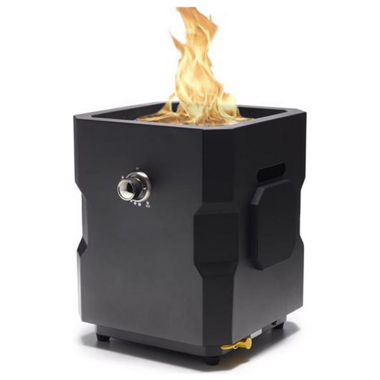 Ukiah Tailgater II 17 Black Square Gas Fire Pit With Beat, 52% OFF