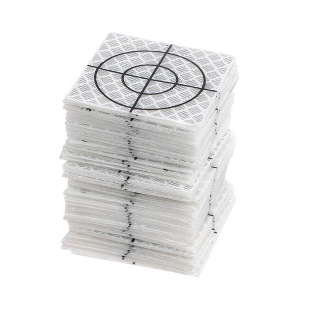 ziyahi 100 Pieces Reflective Tape Target for Tunnel Engineering, Slope ...