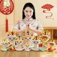 KUFptva Soft Zodiacal Snake Mascots Doll Festival Plush Toy Chinese New Year Celebration ...