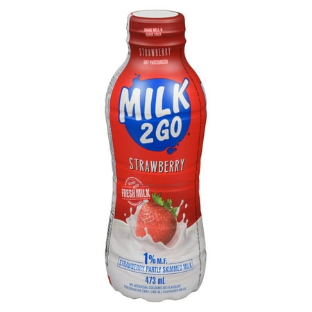 Milk2Go 1% Strawberry Partly Skimmed Milk | Walmart Canada