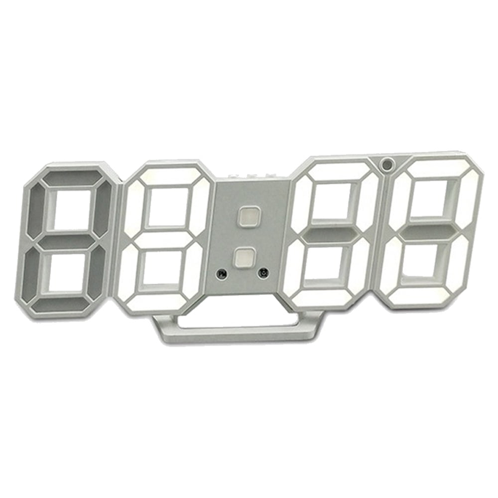 3D LED digital clock alarm clock digital wall clock stereo clock ...