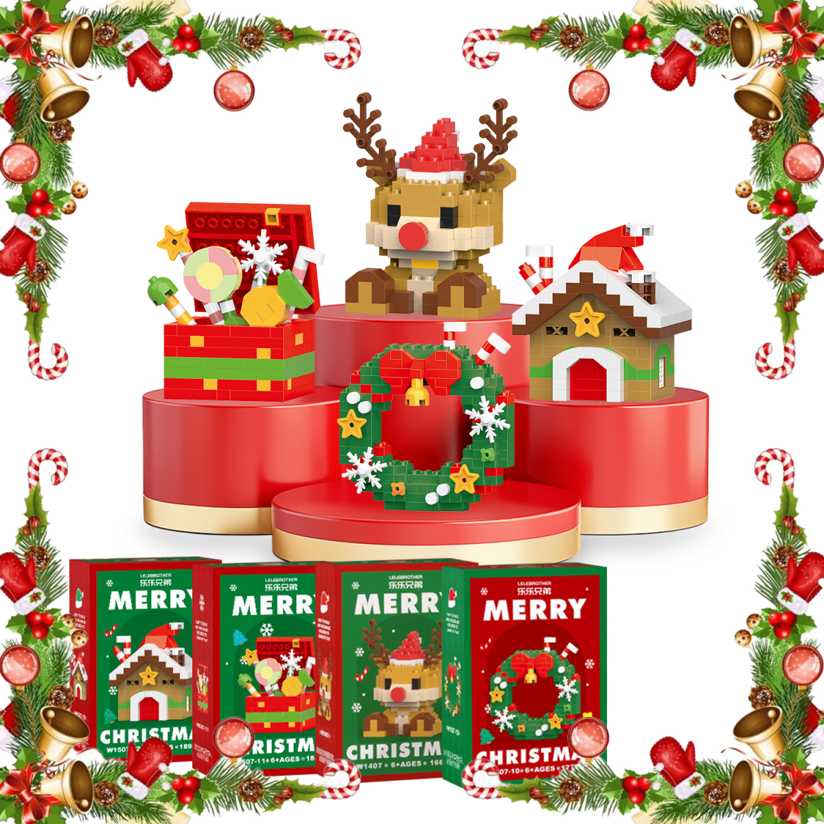 Click here for Kmoist Christmas Building Blocks Set For Adults  4... prices