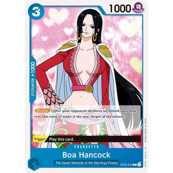 One Piece Starter Deck 3: The Seven Warlords of The Sea Common Boa ...