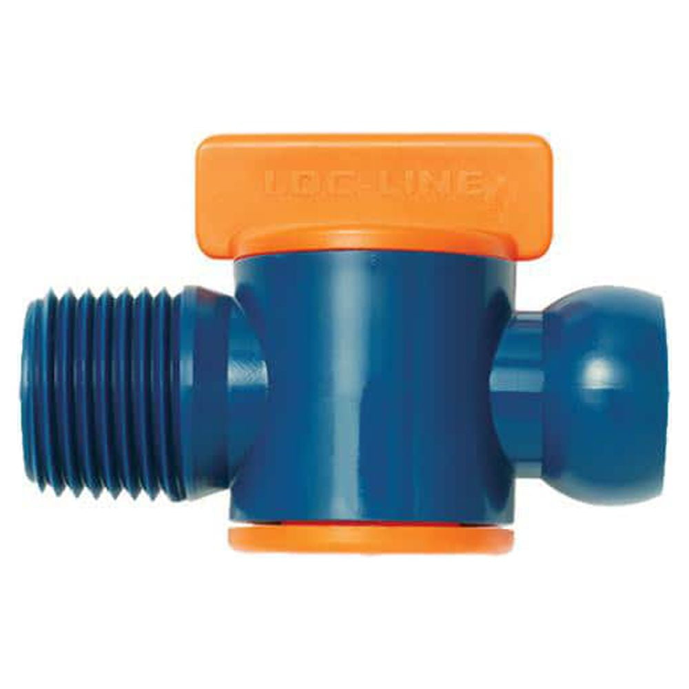 2 Pack Loc-Line 32092 Coolant Hose NPT Valves, 1/2" ID Coolant Hose ...