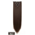 Onedor 24" Straight Full Head Kanekalon Futura Heat-Resistant Hair ...