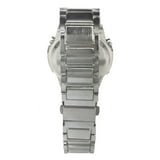 George Men's Digital Silver Plated Wristwatch with Alarm Stopwatch ...