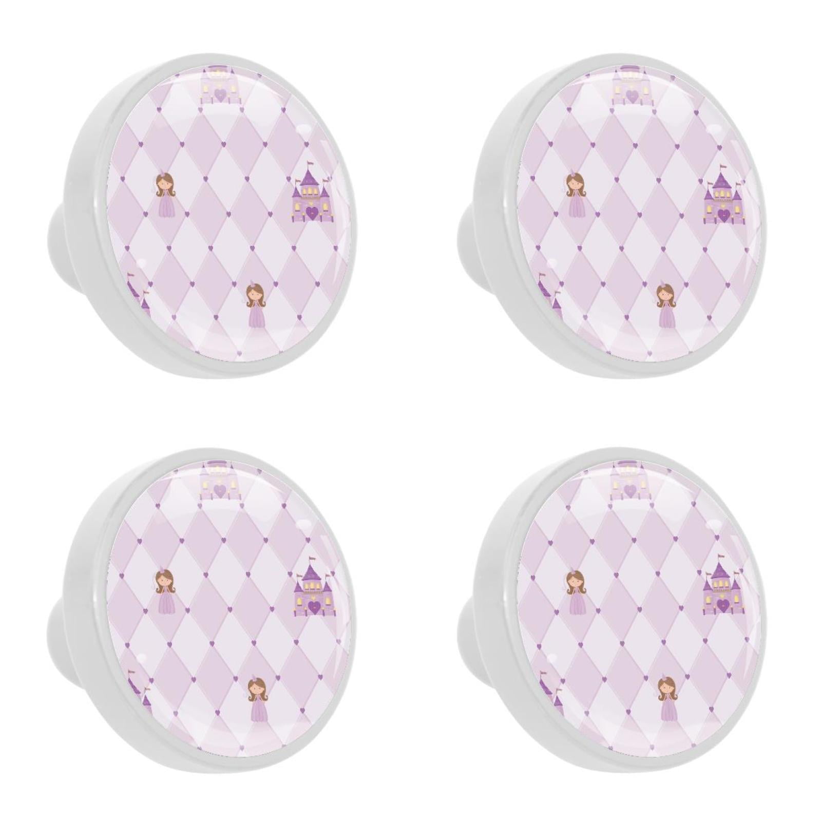 4 Pcs Cartoon Princess Castle Knobs for Kitchen Cabinet Cupboard ...