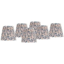 Springcrest Collection Set of 6 Lamp Shades Natural Wicker Weave Small ...