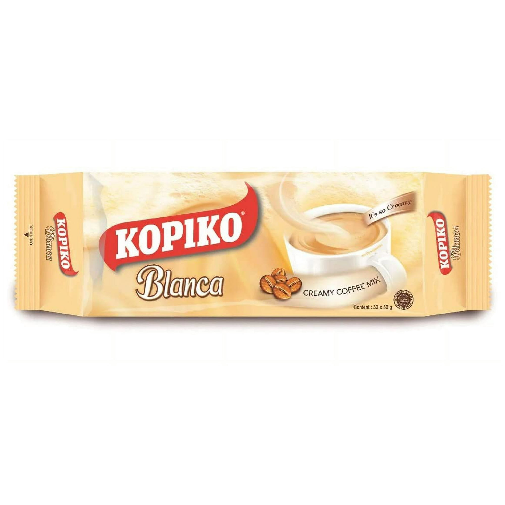 Click here for Kopiko Blanca Instant Coffee Value Pack 30x30g prices