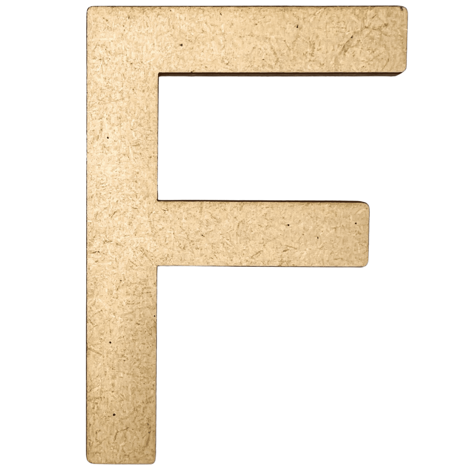 2" Tall MDF Letter F | 1/8" Thick | Krafty Supply Letters | Arial ...
