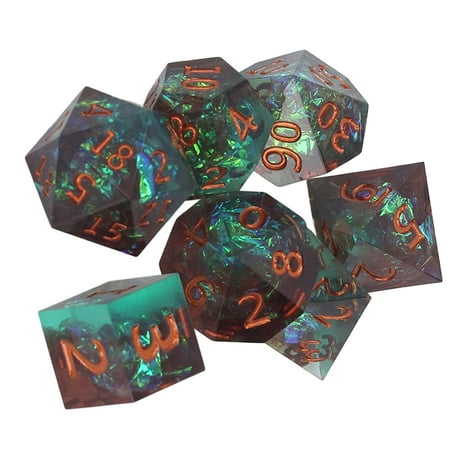 Translucent Resin Dice, Translucent Dice Set Long Lasting Exquisite ...