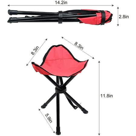 Betterlifefg-three Leg Folding Camping Stool For Outdoor Camping Beach ...