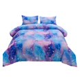 Btargot Tie Dye Constellation Ombre Full Comforter Set Girls Gradient ...